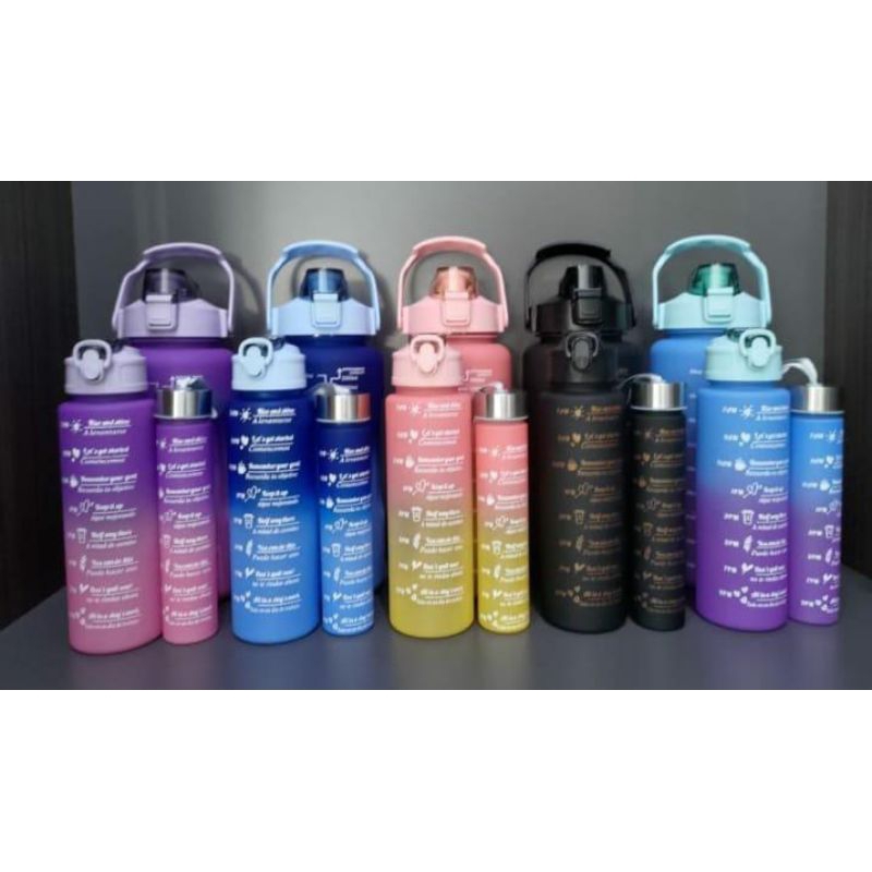 Jual Botol Minum 3 in 1 free Stiker 2D&3D | Shopee Indonesia