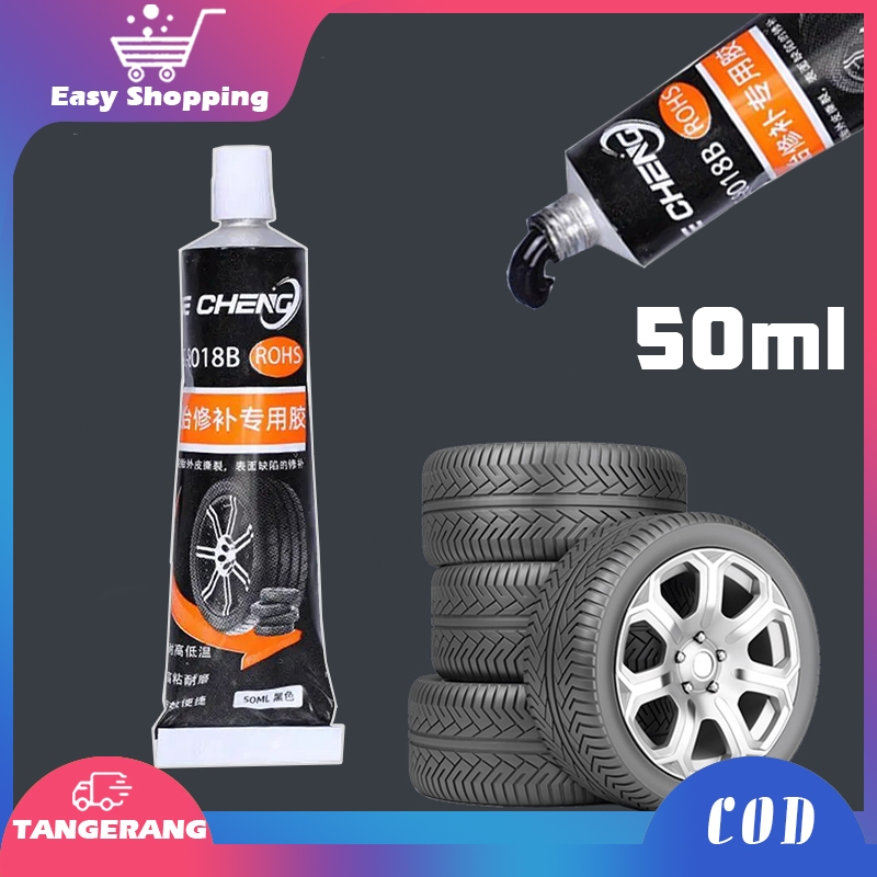 Jual 50ml Lem Tambal Ban Mobil Tire Glue Repair Universal Lem Perbaikan ...