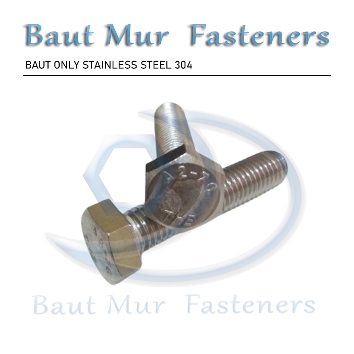 Jual Baut ONLY M20 X 70 MM Stainless Steel 304 | Shopee Indonesia