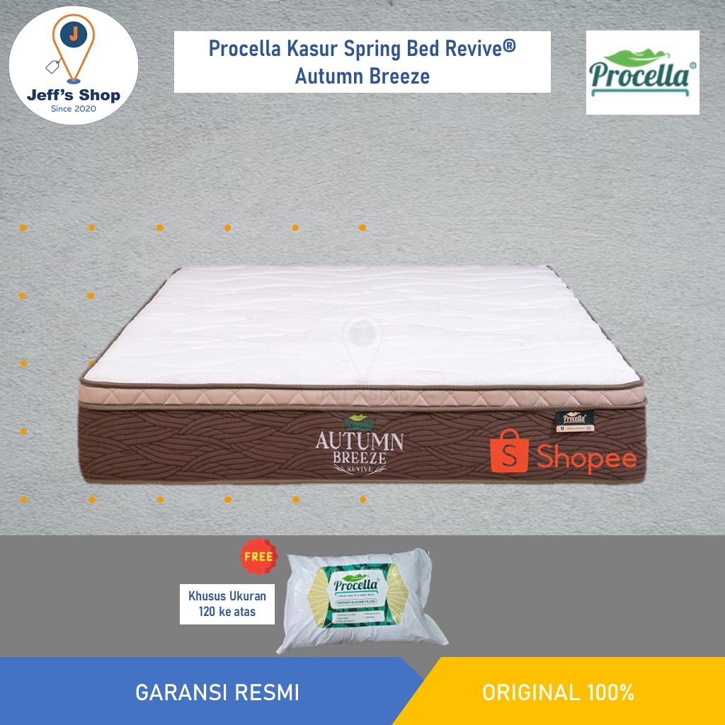 Jual Procella Kasur Spring Bed Revive Series Autumn Breeze | Shopee ...