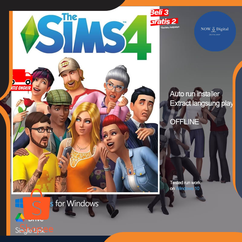 Jual NOWDIGITAL The Sims 4 Deluxe Edition + ALL DLC - Game PC ...