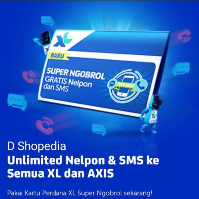 Jual Kartu Perdana XL dan axis Nomor 12 Digit, Segel dan aktif | Shopee ...