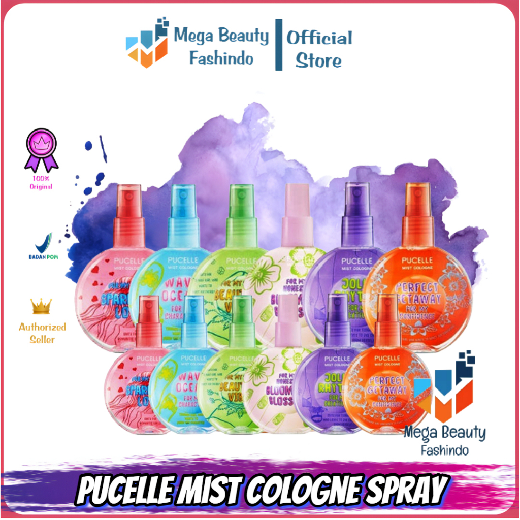 Jual Pucelle Mist Cologne 75ml | 150ml | Body Mist | Shopee Indonesia