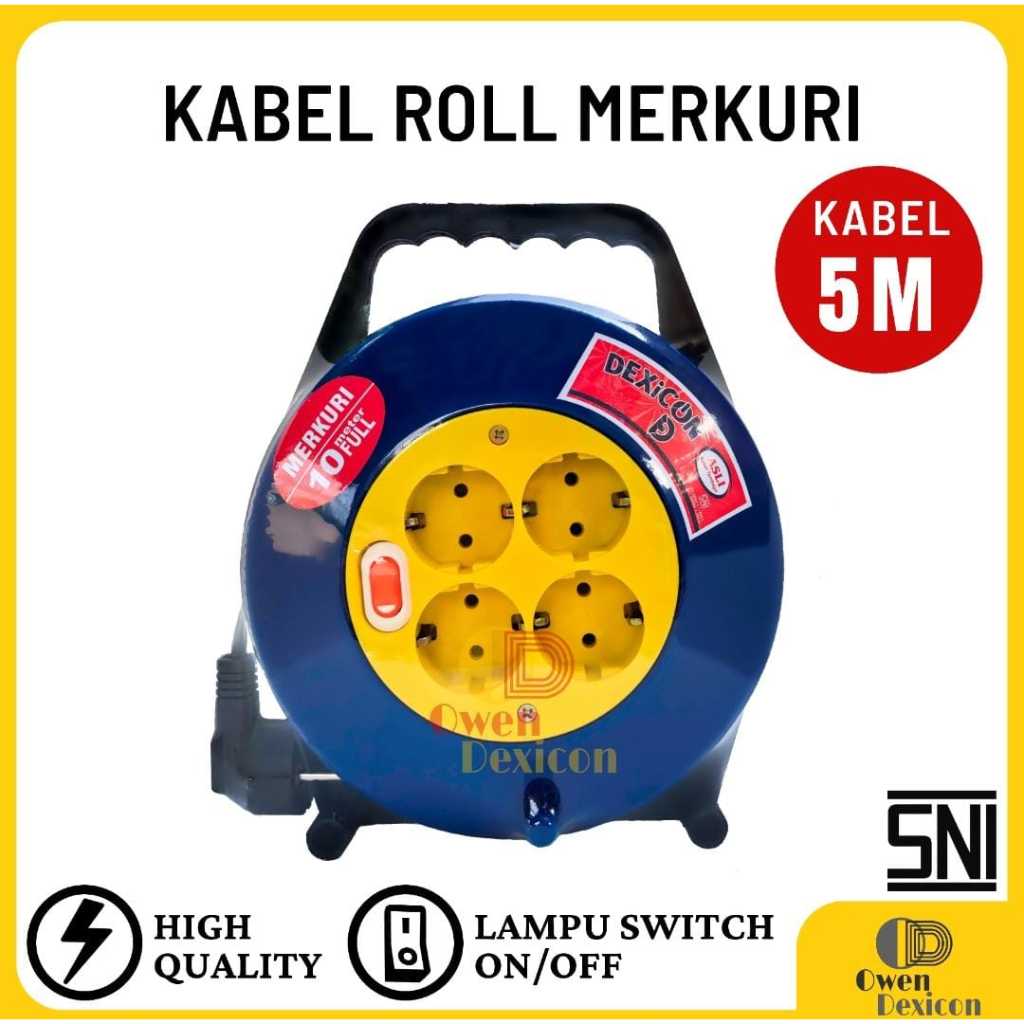 Jual Kabel Roll 5 Meter / Box Kabel on/off / Kabel Gulungan / Kabel ...