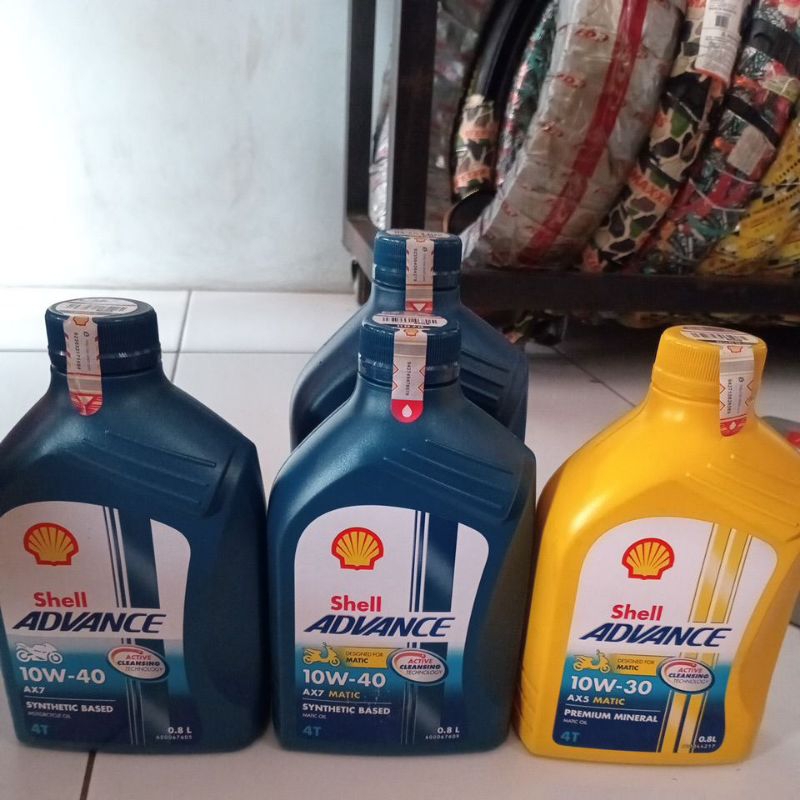 Jual Shell Advance oli mesin motor bebek matic sport Ax5 ax7 800ml ...