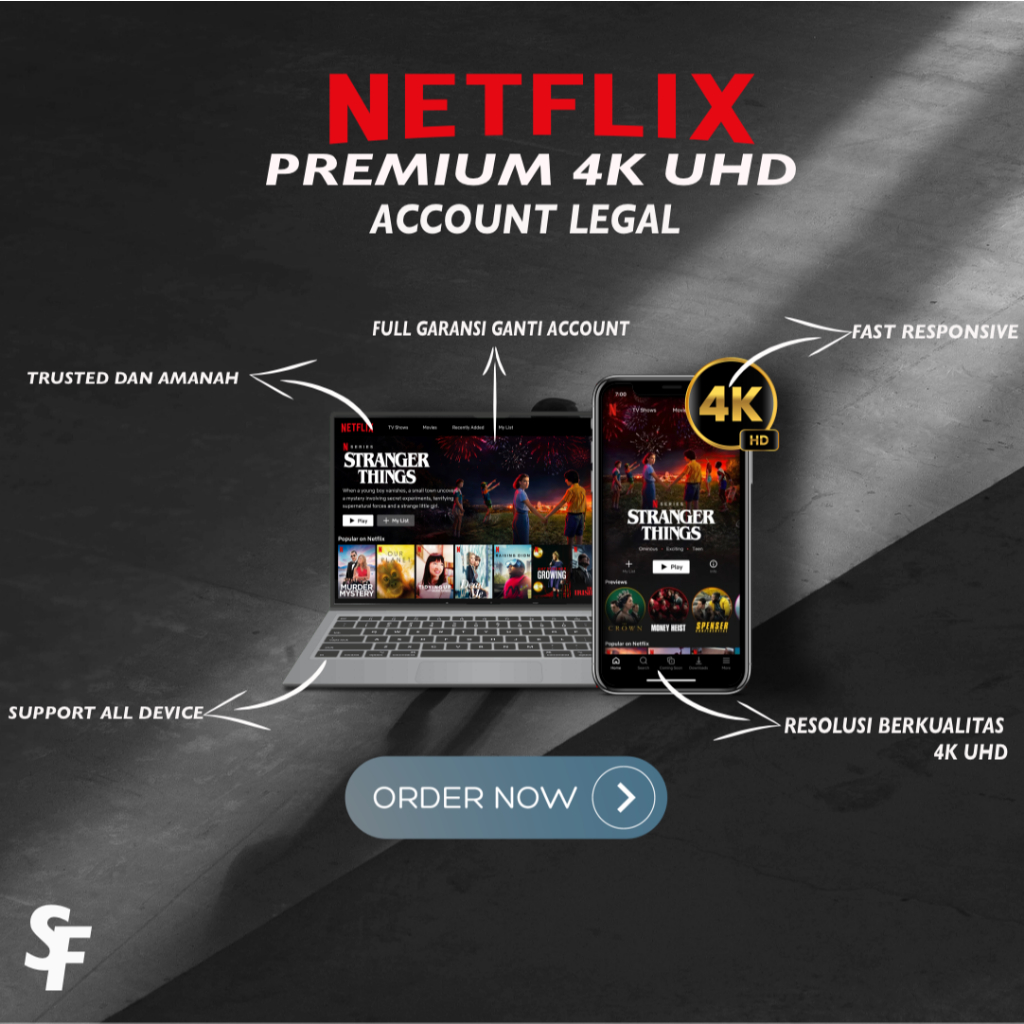 Jual NETFLXX PREMIUM ACCOUNT 4K UHD FULL WARRANTY/GARANSI | Shopee ...
