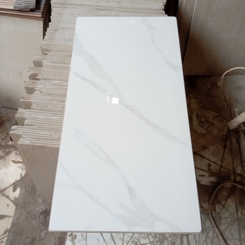 Jual top table granit tile/meja untuk daur/kopi/santai 60x120 glossi ...
