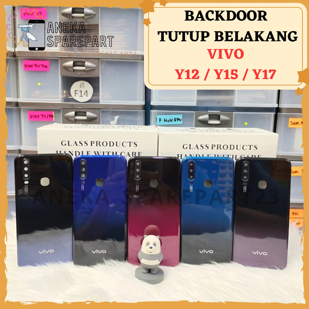 Jual backcover backdoor VIVO Y12 / Y15 / Y17 2019 cover belakang tutup ...