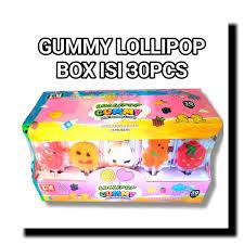 Jual SNACK PERMEN LOLLIPOP GUMMY BOX PERMEN LUNAK MINT RASA APEL ...