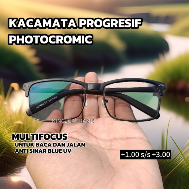 Jual Kacamata Baca dan Jalan Lensa Plus Progresif Photocromic Standar ...