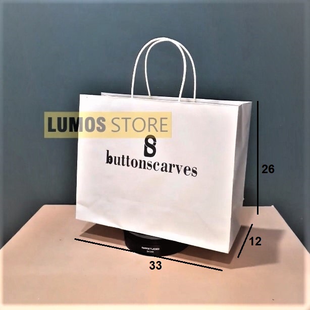 Jual Paper bag Buttonscarves 2 sisi | Shopee Indonesia