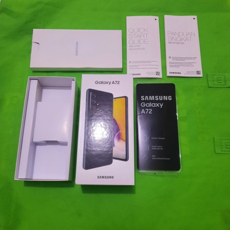 Jual dus box samsung galaxy a72 original copotan sein lengkap manual ...