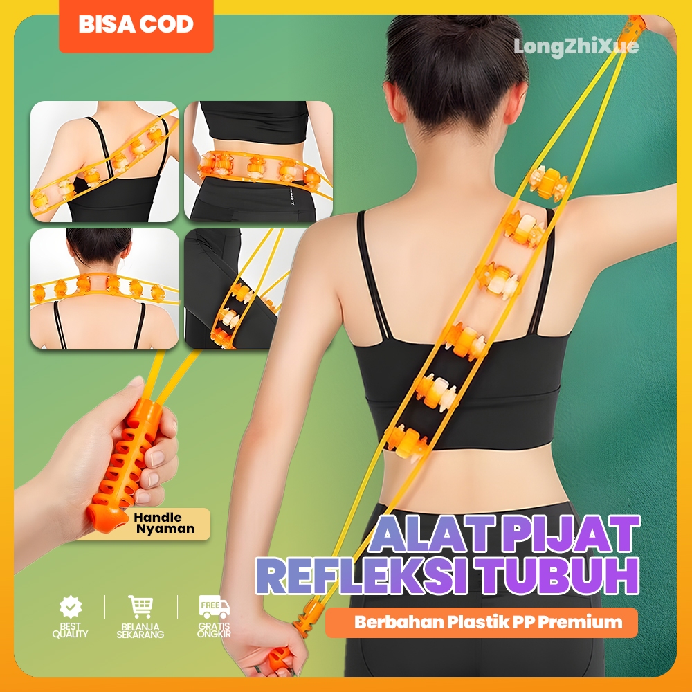 Jual Alat Pijat Leher Punggung Terapi Badan Pijat Rol Pinggang Refleksi ...