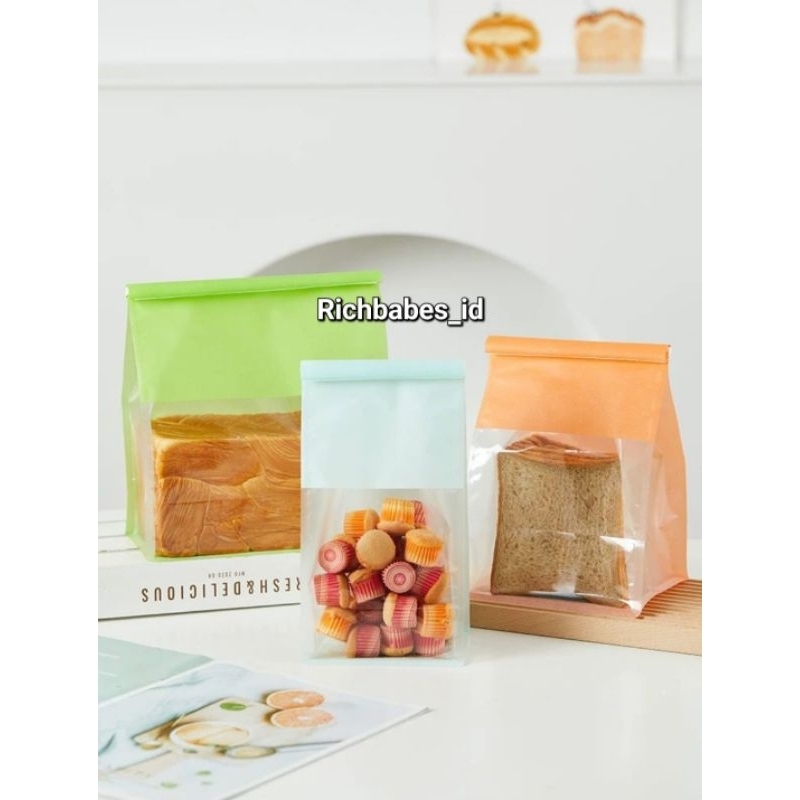 Jual Kantong roti tawar kemasan kertas roti tawar kawat tin tie paper ...