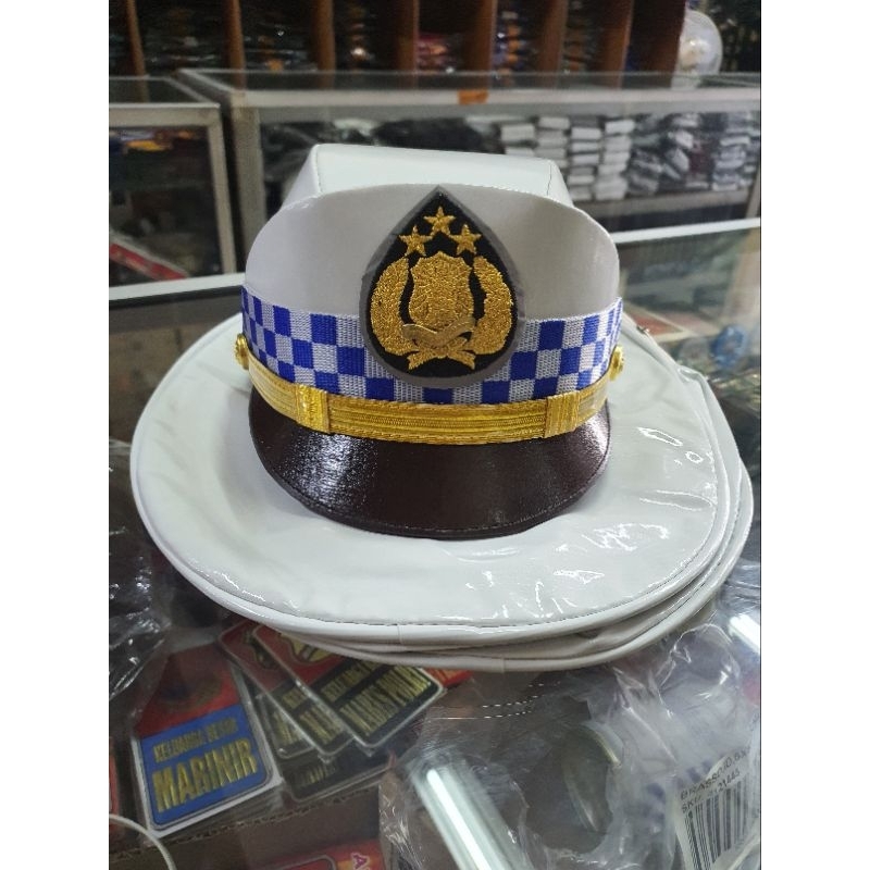 Jual Topi Pdh Polwan Lantas Pama Dan Sarungnya - Topi PDH Lantas Polisi ...
