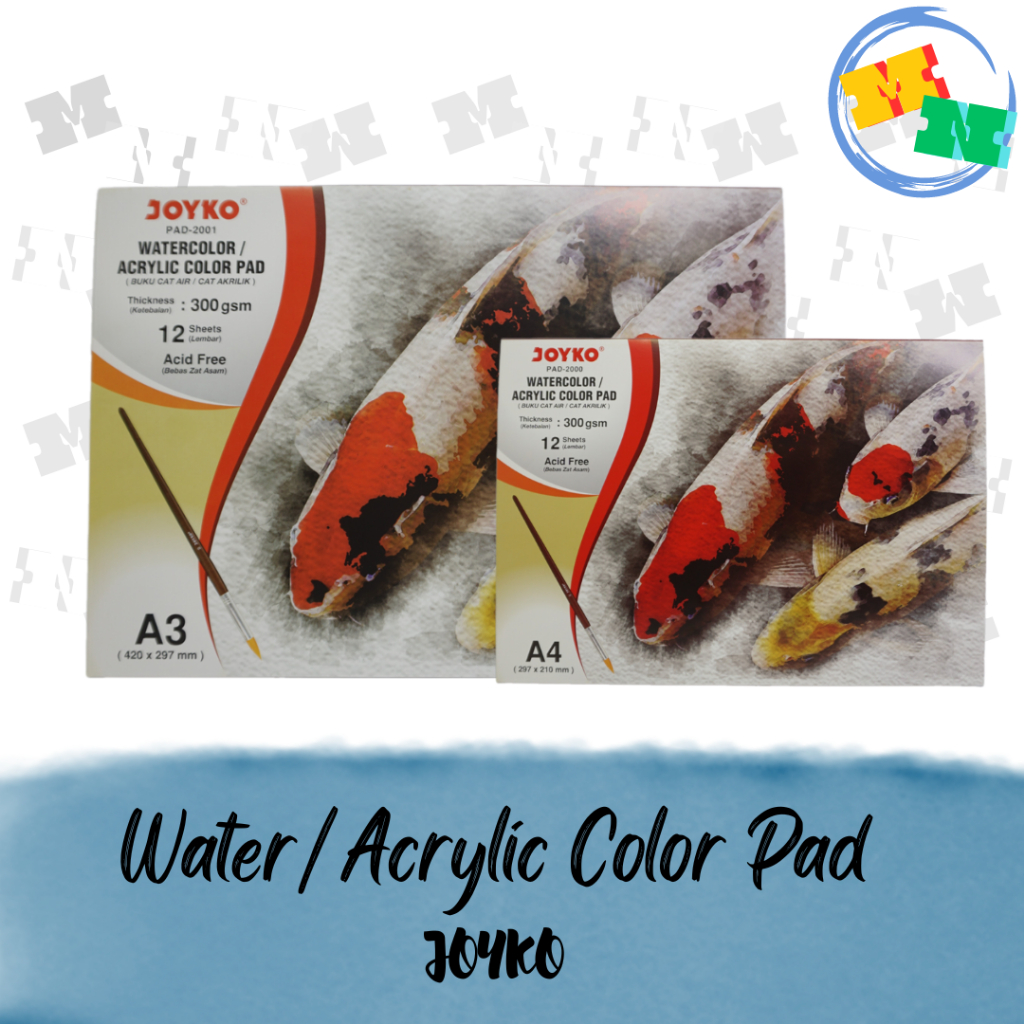 Jual Buku Cat Air (Watercolor) / Akrilik (Acrylic Color) Sketch Pad ...