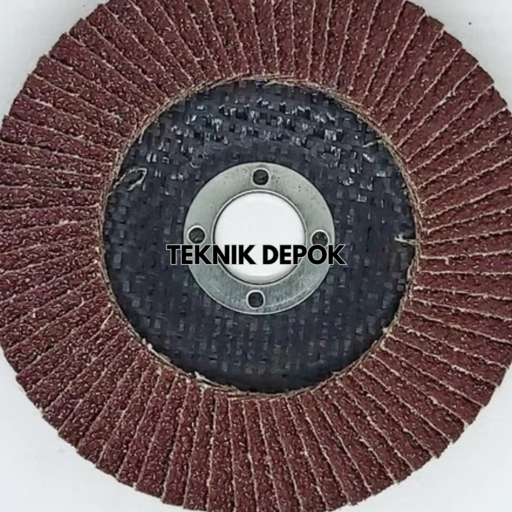 Jual Amplas Susun Grade Grit 120 Flap Disc Mata Gerinda 100 mm x 16 mm ...