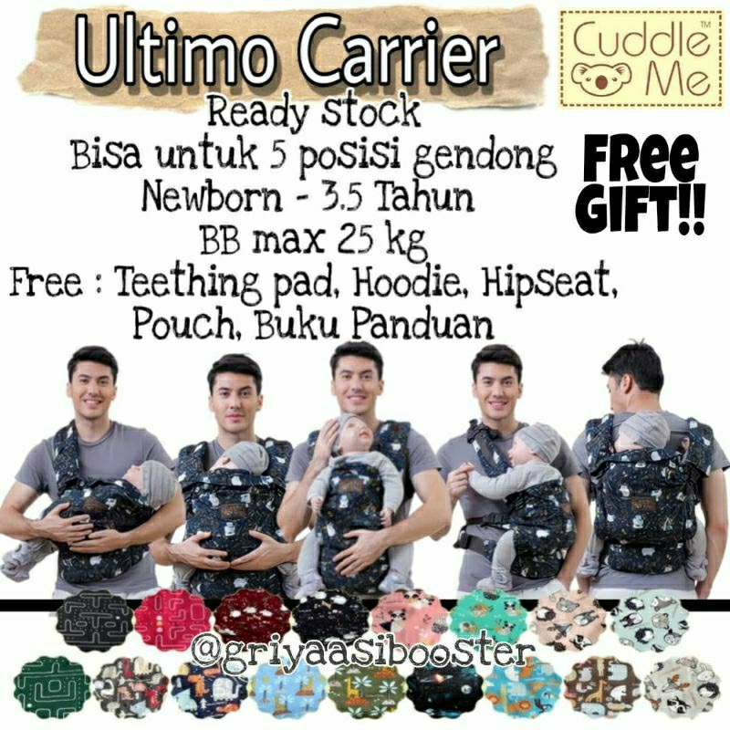 Jual Cuddle me ULTIMO Carrier gendongan bayi hadap depan HIPSEAT cuddle ...
