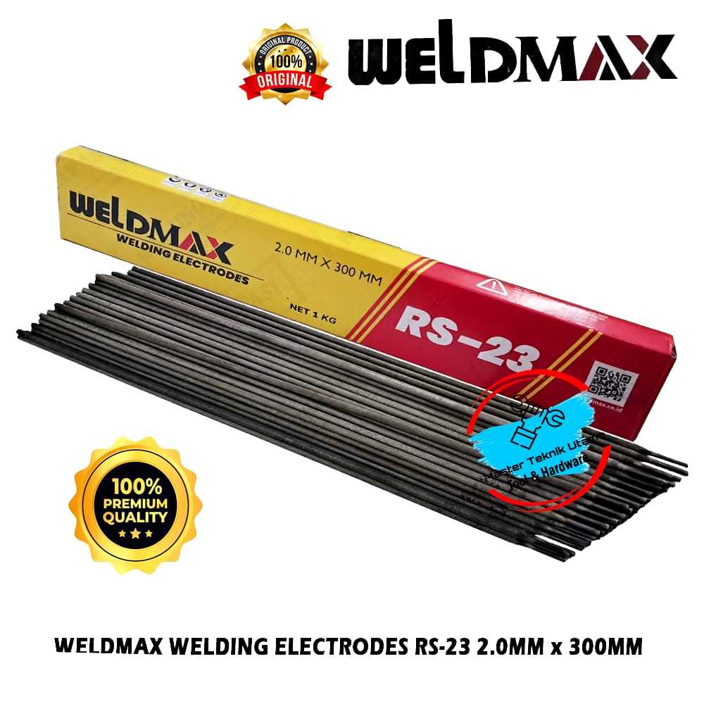 Jual Kawat Las Weldmax Steel RD 260 ukuran 2.0mm x 350mm (KEMASAN 1KG ...