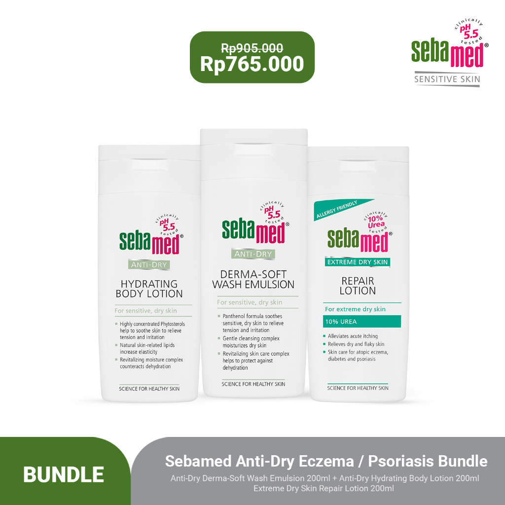 Jual Sebamed Anti-Dry Eczema / Psoriasis Bundle | Shopee Indonesia