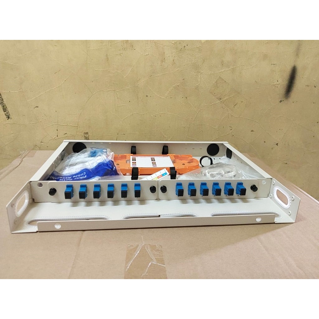 Jual OTB RACK 24 CORE LITECH LENGKAP ADAPTER PIGTAIL SC/UPC | Shopee Indonesia