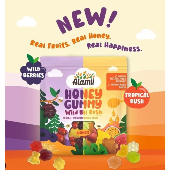 Jual Alamii Honey Gummy - Gummy Sehat dan Lezat untuk Semua Usia - 40gr ...