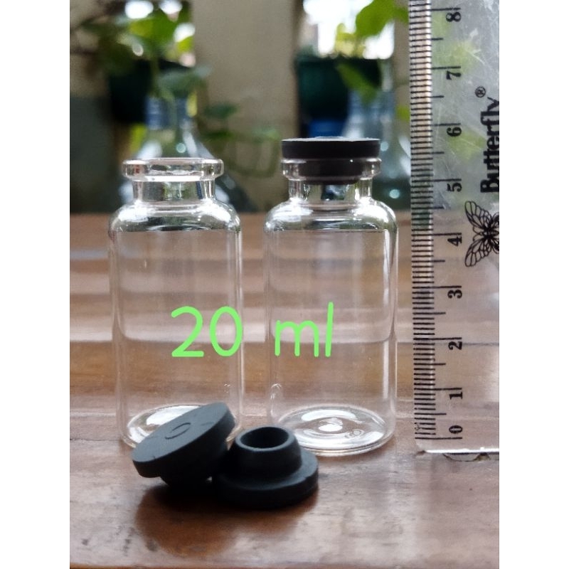 Jual Botol kaca vial 20ml / Botol kaca 20 ml / Botol souvenir | Shopee ...