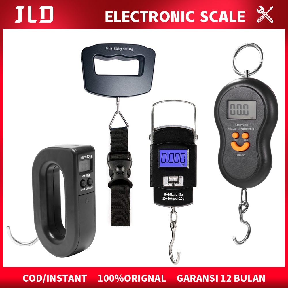 Jual JLD Timbangan Gantung Digital Portable Scale 50kg Berkualitas ...
