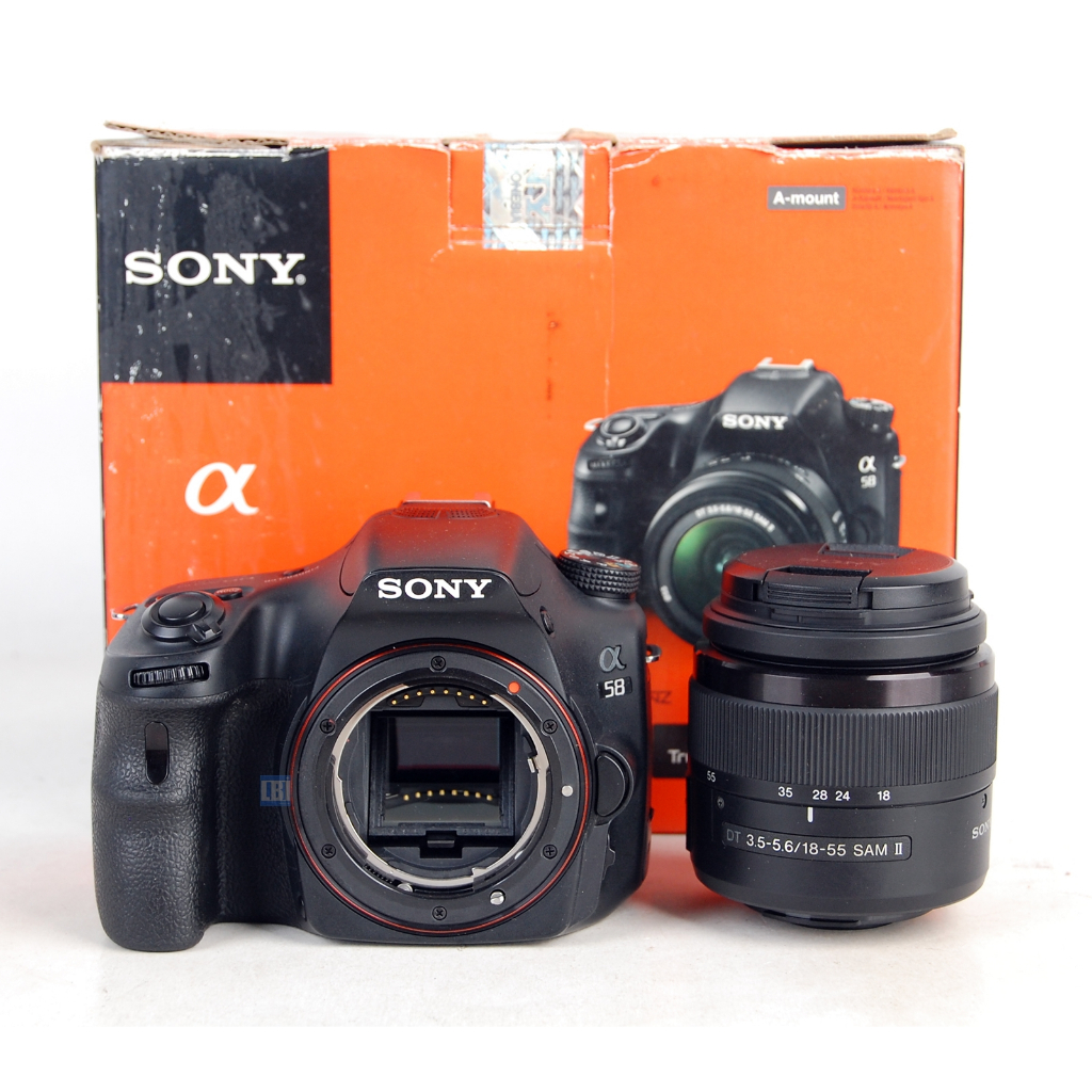 Jual SONY a58 Lens DT 18-55mm SAM II KODE 1464 - LBI Jogja | Shopee ...