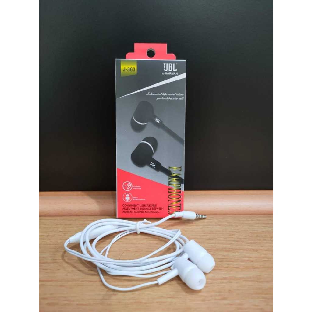 Jual Headset Kabel JBL J-363 Jernih extra bass | Shopee Indonesia