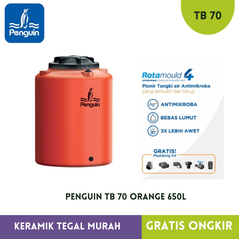 Jual Tangki Air Penguin TB70 / Tandon Penguin 650liter - Tegal Area ...