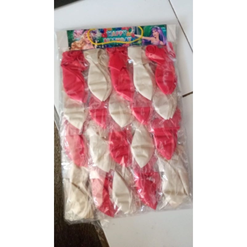 Jual Balon Merah Putih Polos Kemerdekaan | Dekorasi Tujuh Belas ...