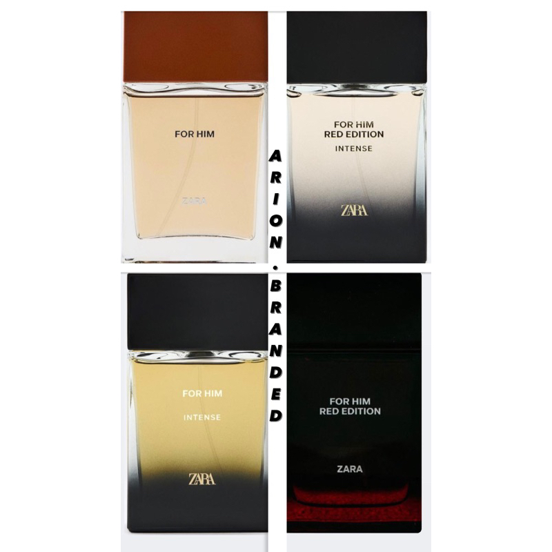Jual PARFUM ZARA FOR HIM / INTENSE / RED EDITION 100% ORIGINAL | Shopee ...