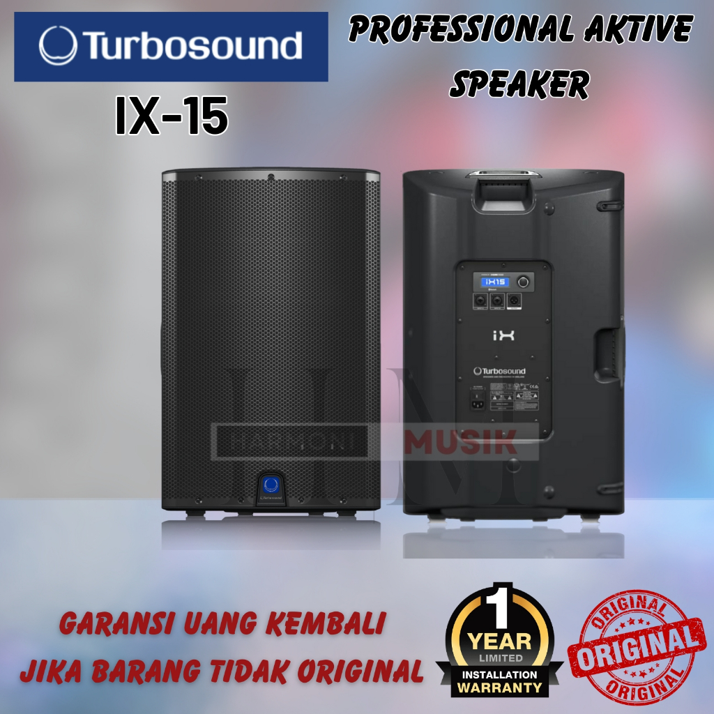 Jual Speaker Turbosound iX15 1000W 15" Powered Speaker Aktif Turbosound IX-15 - HARGA 1 PASANG ...