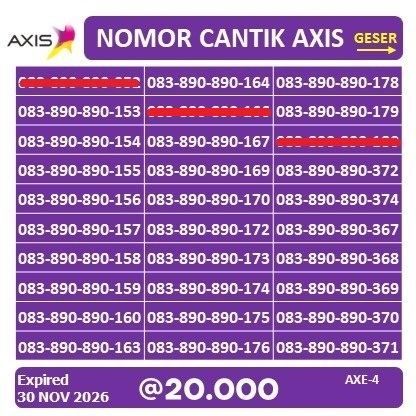 Jual NOMOR CANTIK AXIS SPESIAL PROMO | Shopee Indonesia