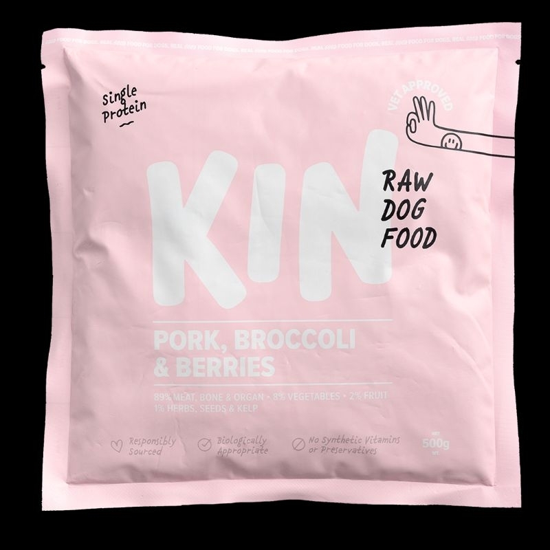 Jual Kin Dog Food - Pork Broccoli & Berries 500g | Shopee Indonesia