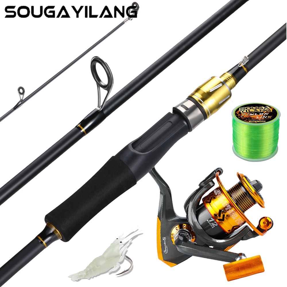 Jual Sougayilang 1.8m-2.1m Joran Pancing Set Reel Pancing 1000-4000 model Pancingan Set Lengkap ...