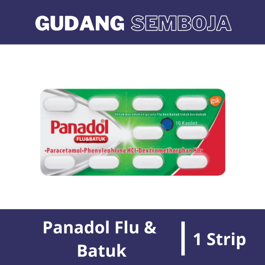Jual Panadol Flu dan Batuk / Panadol Hijau Merah / Obat Flu dan Batuk ...