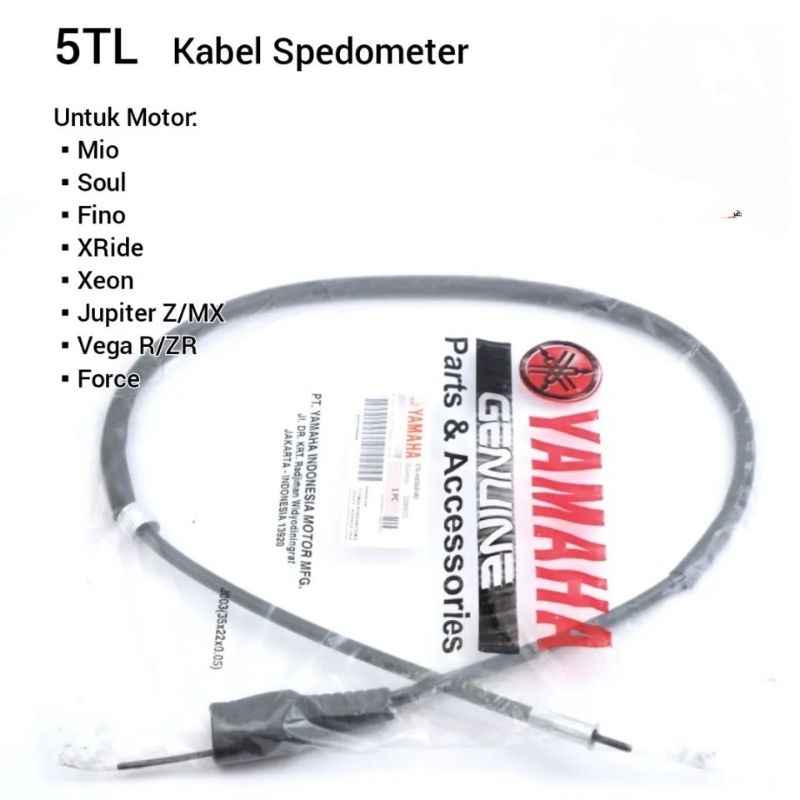 Jual Kabel Tali Speedometer Kilometer Mio Smile Sporty Soul Fino Vega 5TL | Shopee Indonesia
