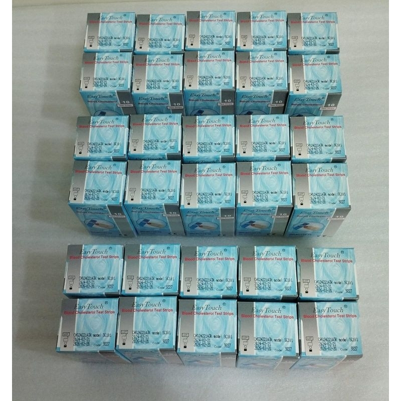 Jual Paket 30Box Easy Touch Blood Cholesterol Cholestrol Easytouch ...