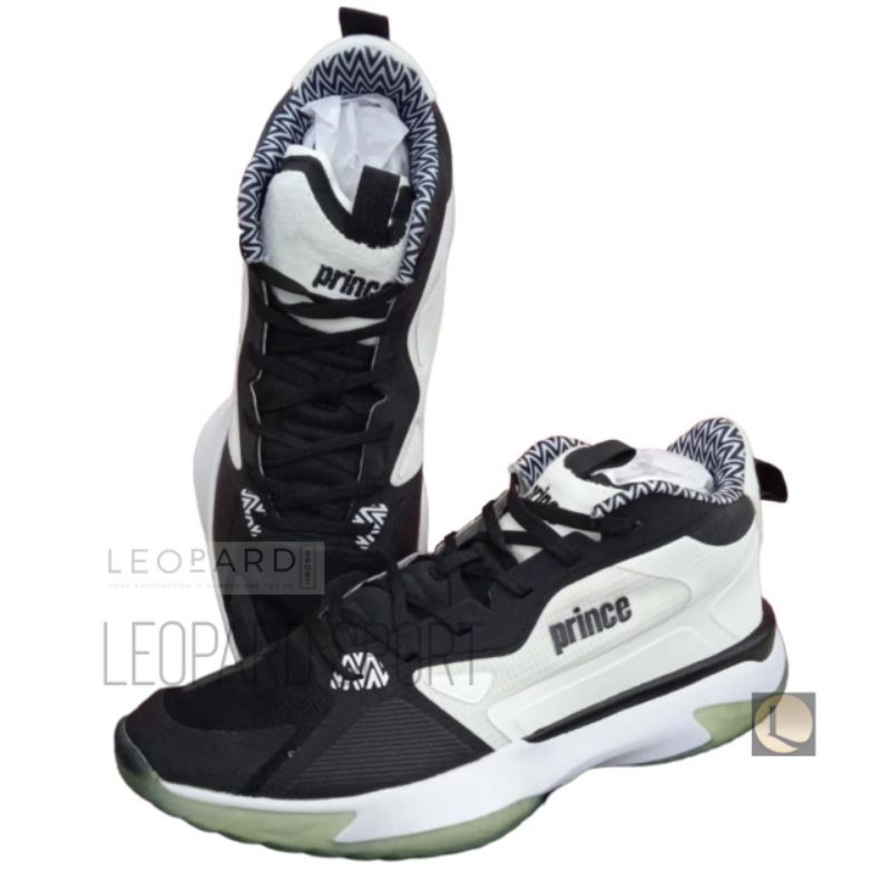 Jual Sepatu Tenis Prince Phantom 1 Black White/Sepatu Tenis ORI ...