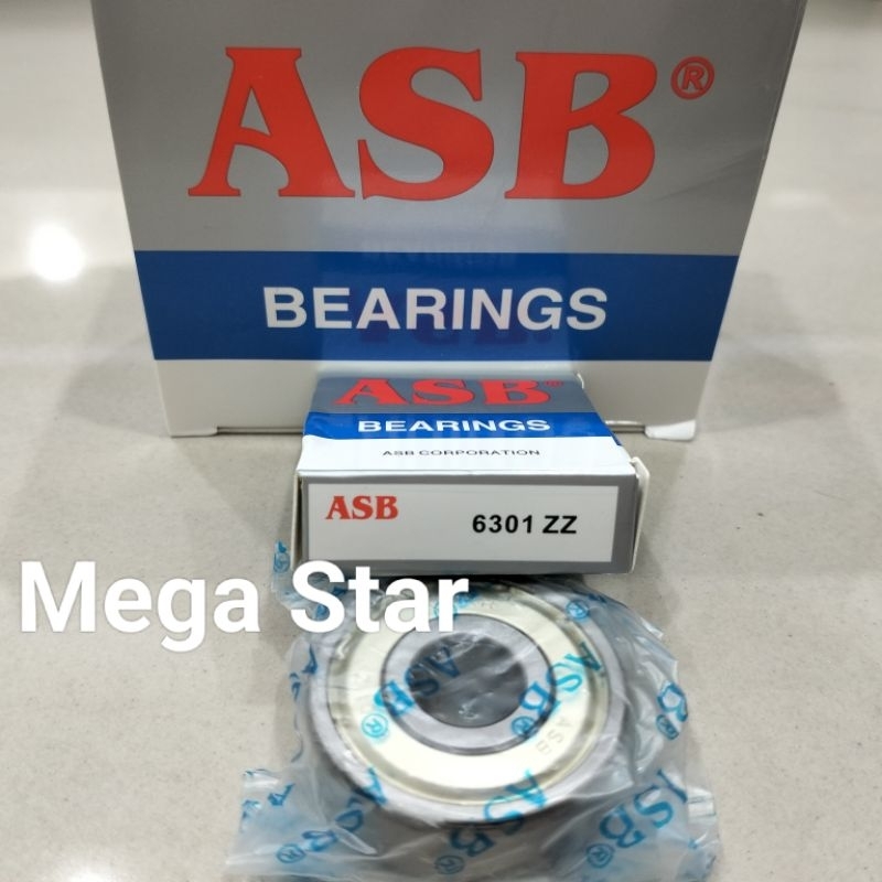 Jual BEARING 6301 ZZ ( tutup besi) ASB ASLI | Shopee Indonesia