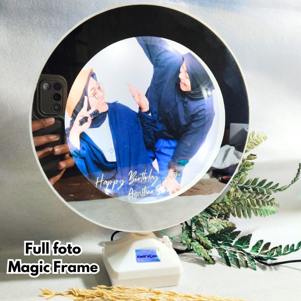 Jual MAGIC MIRROR FRAME Cermin Ajaib Bebas Custom Foto bingkai KADO ...