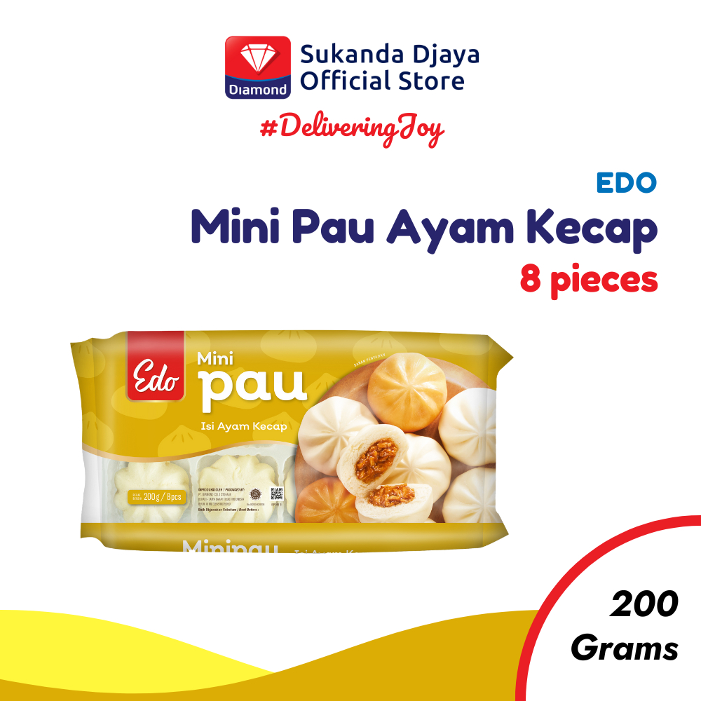 Jual Edo Mini Pau isi Ayam Kecap 200 Gr | Shopee Indonesia