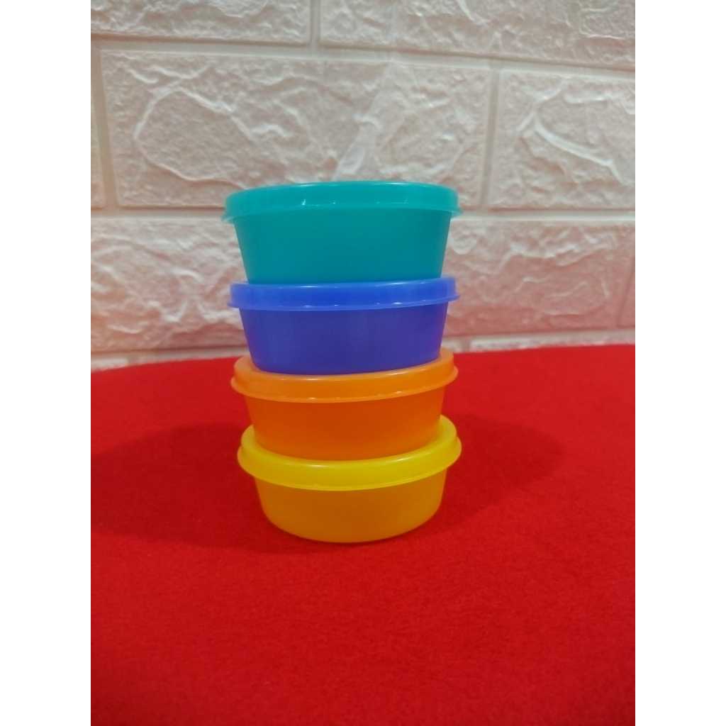 Jual TUPPERWARE Small Round Container 80ml Wadah Sambel | Shopee Indonesia
