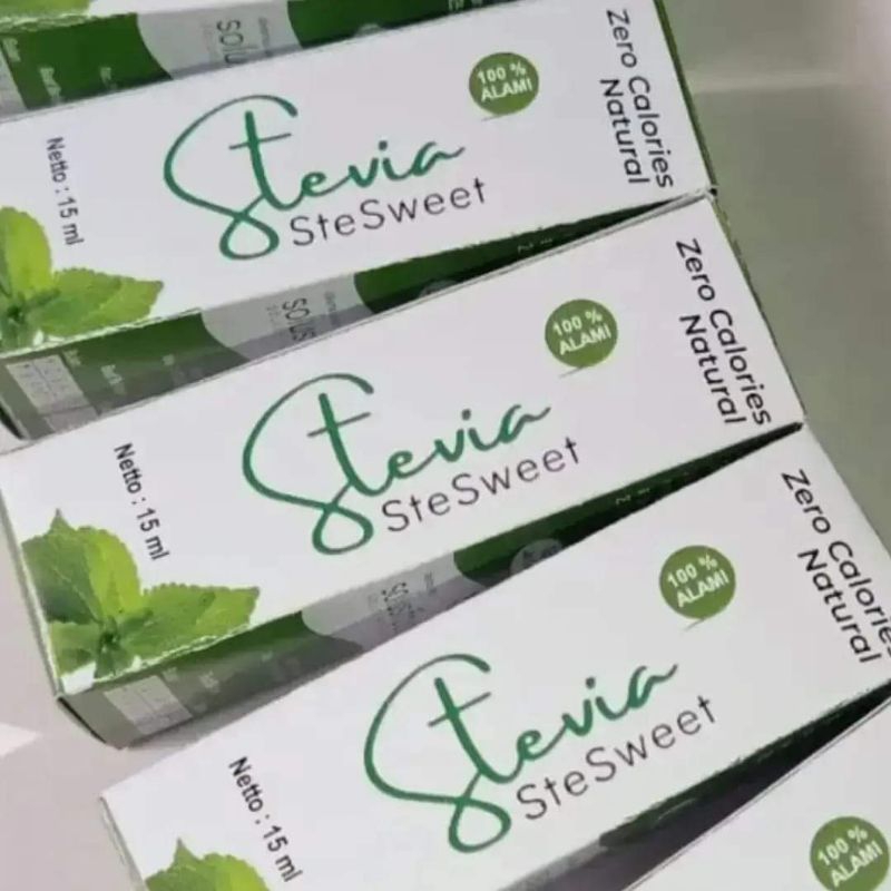 Jual Gula Tetes Stevia Nol Kalori / Pemanis Buatan Daun Stevia 15ml ...
