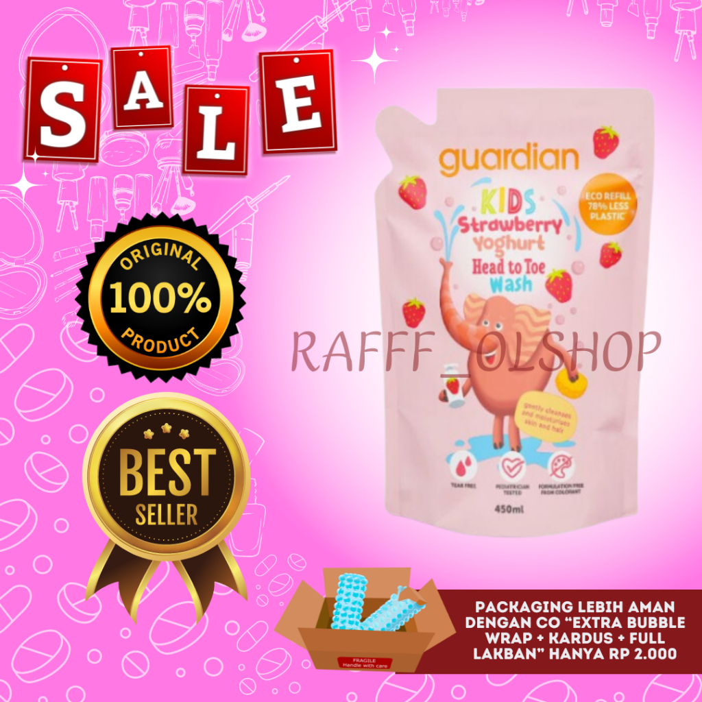 Jual GUARDIAN KIDS HEAD TO TOE WASH REFIL 450 ML | SABUN ANAK | SHAMPO ...