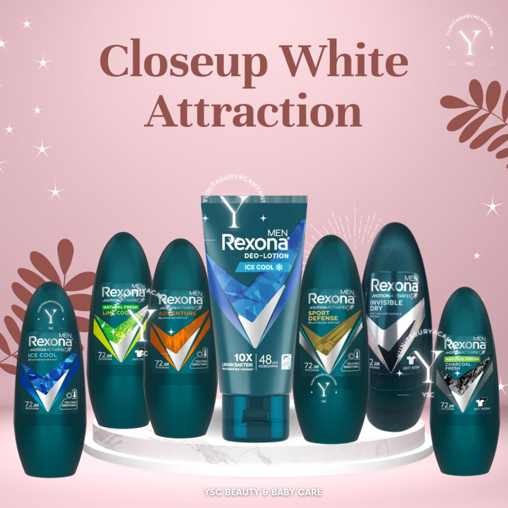 Jual Rexona Deodorant Roll On Men Invisible Dry/Ice Cool/Adventure/Chorcoal All Variant 45 ml ...