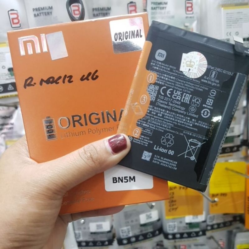 Jual BATTERY XIAOMI /REDMI NOTE 12 4G ( BN5M ) ORI | Shopee Indonesia