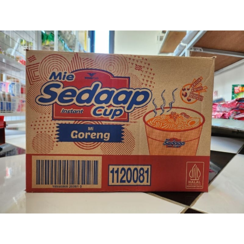 Jual original 1 Dus mie sedaap cup goreng isi 12 pcs | Shopee Indonesia